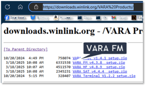 Winlink VARA FM on the FT-991a – Beta V